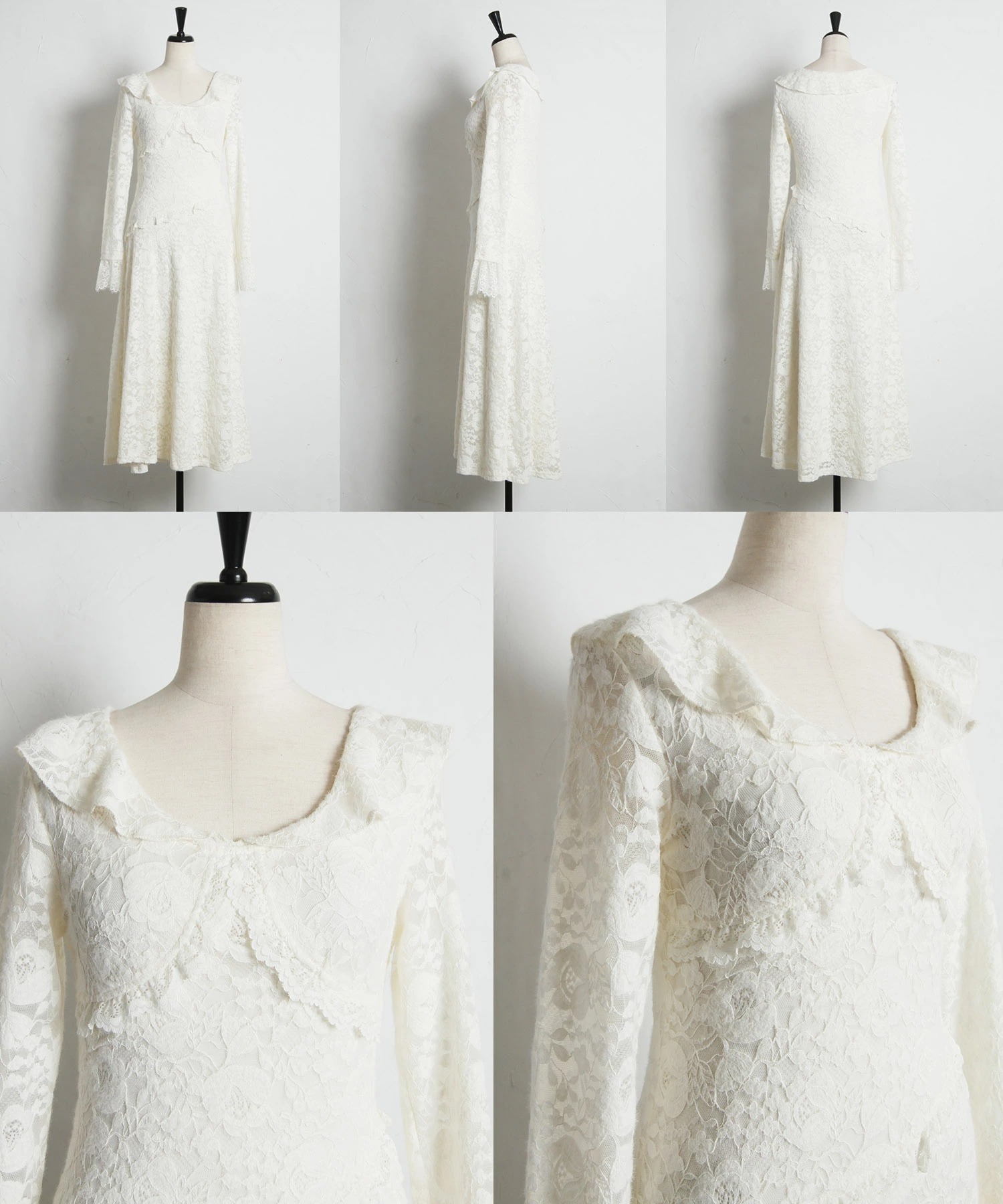 tocco closet（トッコ クローゼット） フラワーレースラッフルフリルワンピース : tocco closet - 通販 ...