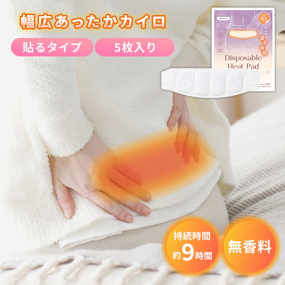 LADONNA（ラドンナ） カイロ 使い捨てカイロ 貼るタイプ 貼る 腰 肩 腹 おなか 横長 ミニカイロ : Toffyトフィー公式 ...