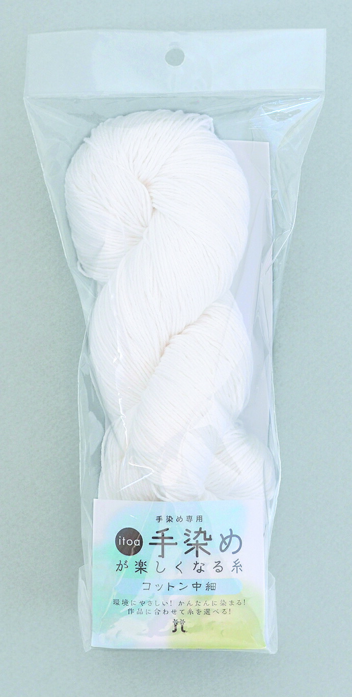 ハマナカ itoa手染めが楽しくなる糸 コットン中細（3020-No.1）手染め専用糸です。 : 特殊素材問屋 - 通販 - Yahoo!ショッピング