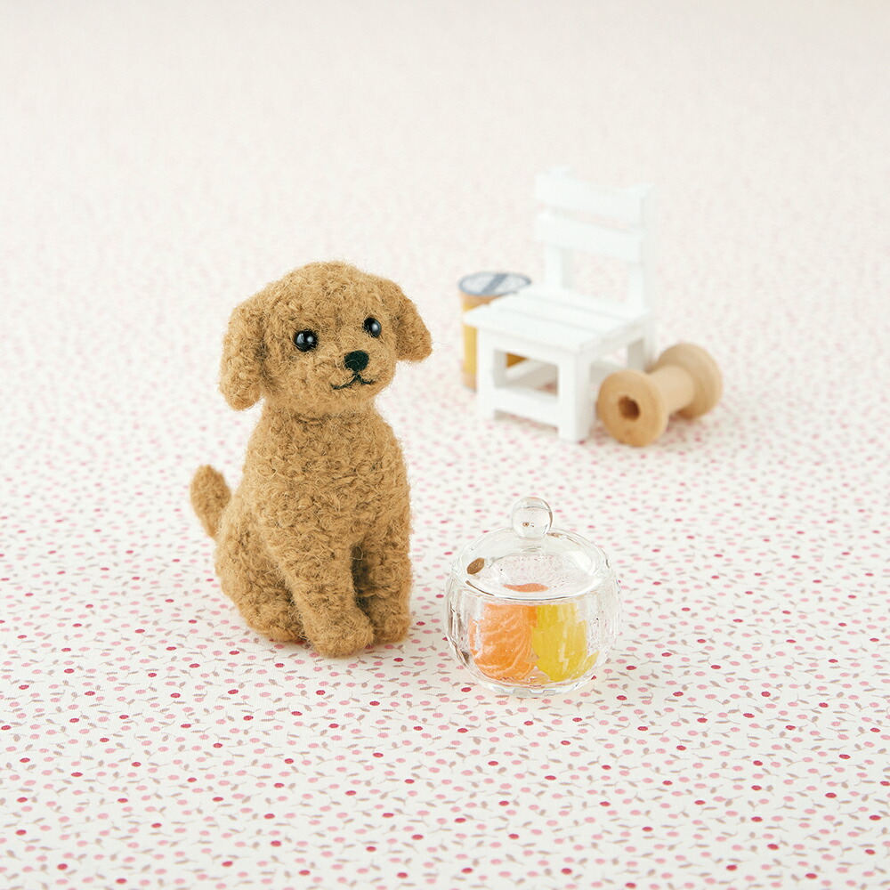 ハマナカ hamanaka 羊毛キット トイプードル（アプリコットカラー） H441-421 : 特殊素材問屋 - 通販 - Yahoo!ショッピング