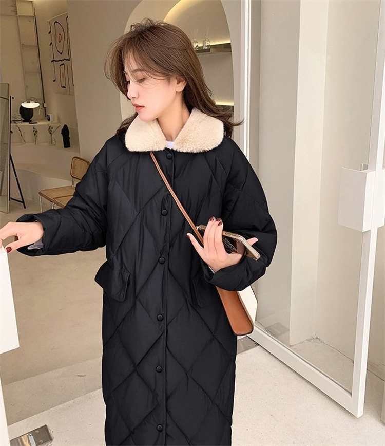 中綿コート キルティングコート レディース ロングコート アウター 冬 防寒 ファーカラー ダウンコート 無地 長袖 防寒コート 黒 中綿コート キルティングコート レディース ロングコート アウター 冬