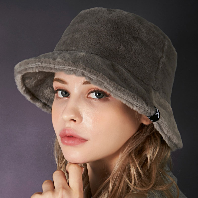 VARZAR バザール ファーロゴポイントバケットハット Fur logo point bucket hat 523 524 525 帽子 深め 韓国 レディース ユニセックス 人気 ...
