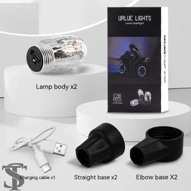 並行輸入品 2/4個 自動光るバイク モトホイール タイヤ タイヤライト LEDバルブ スタイリングキャップ ランプ ハブ エアライト ライト ...