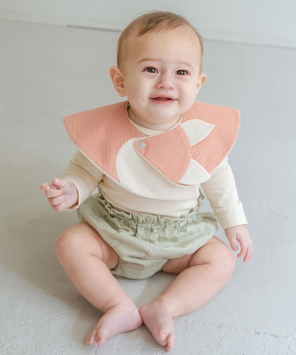 lien de famille リヤンドファミーユ Lien スタイ 男の子 女の子 Hugyou 出産祝い お出かけ ベビー 赤ちゃん よだれかけ 0歳 1歳 誕生日 ハーフバースデー ...