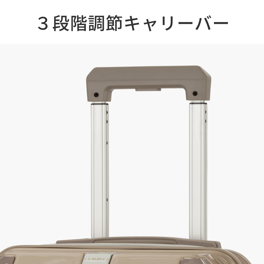 LEGEND WALKER コモド 5519-49 スーツケース キャリーケース キャリーバッグ ファスナータイプ 静音 ダブルキャスター Sサイズ 機内持込 1〜2泊 送料無料 ...