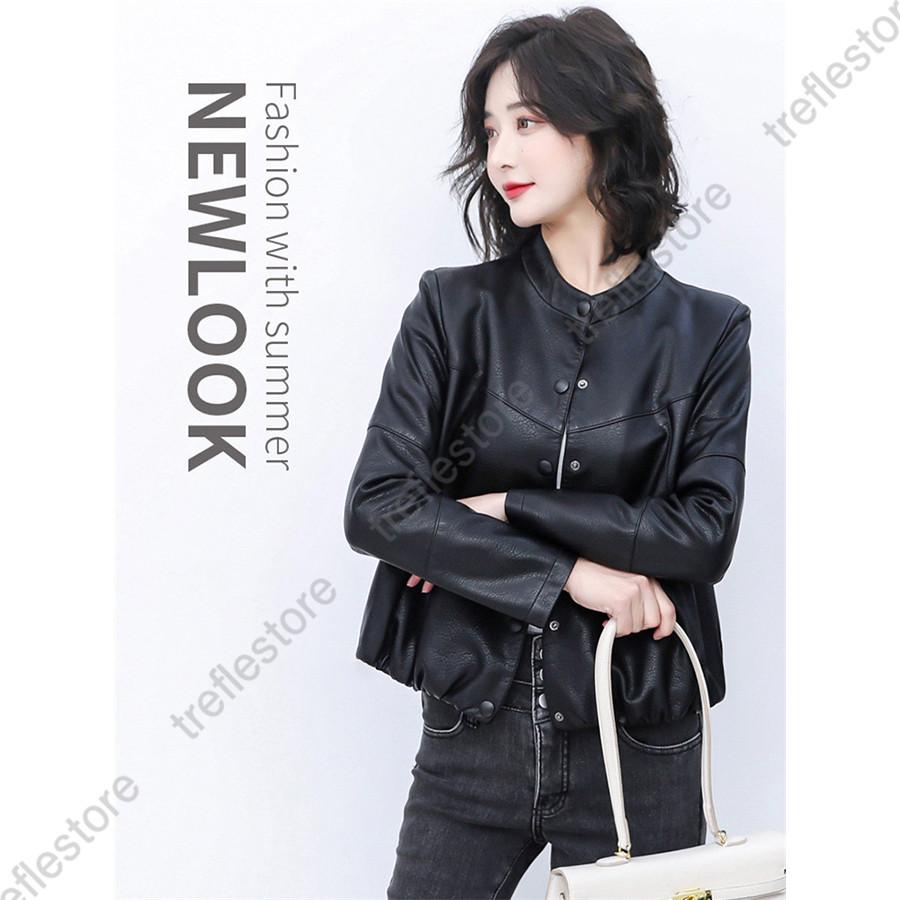 レディース革ジャン 本革 秋冬 レザージャケット ライダースジャケット バイクウェア シングル 女性用 上品 防寒防風 : treflestore - 通販 - Yahoo!ショッピング