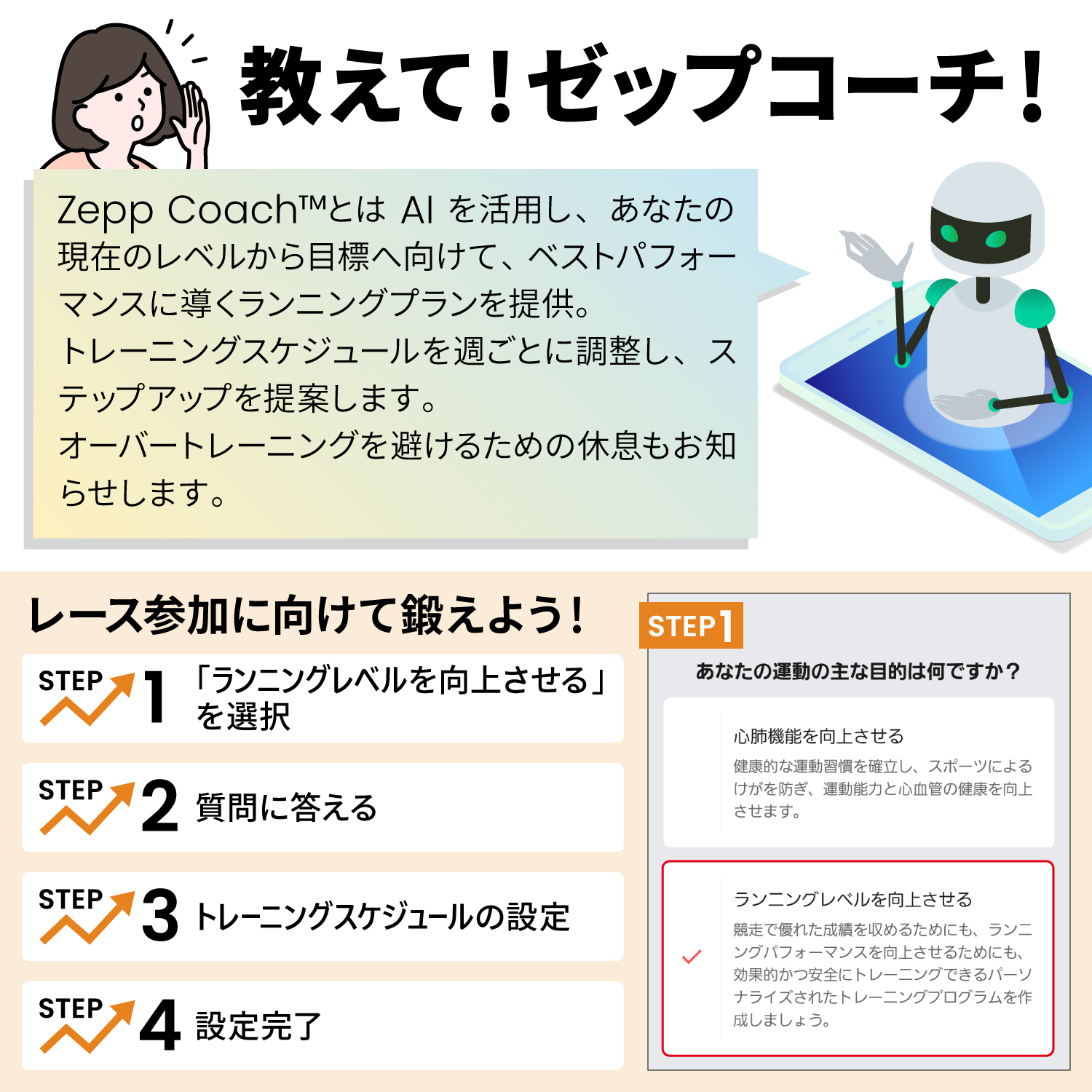 スマートウォッチ Amazfit Cheetah 2023 最新 アマズフィット 日本正規代理店 丸型 ランニングウォッチ iPhone Android 対応 LINE通知 音楽再生 ...