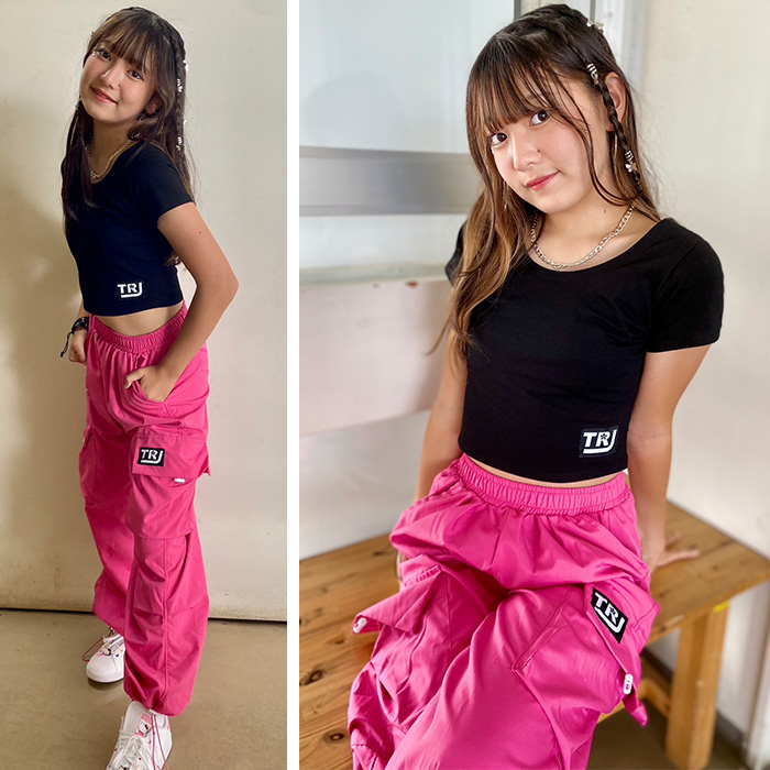 ダンス パンツ カーゴパンツ カラーパンツ ヒップホップ ロゴ ワンポイント キッズ ジュニア レディス 110cm〜170cm 男女兼用 子供服 衣装 K-pop : うちの子が一番 ...