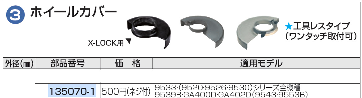 マキタ ホイールカバー ネジ付 135070-1 :135070-1:ヒラキショウジ - 通販 - Yahoo!ショッピング