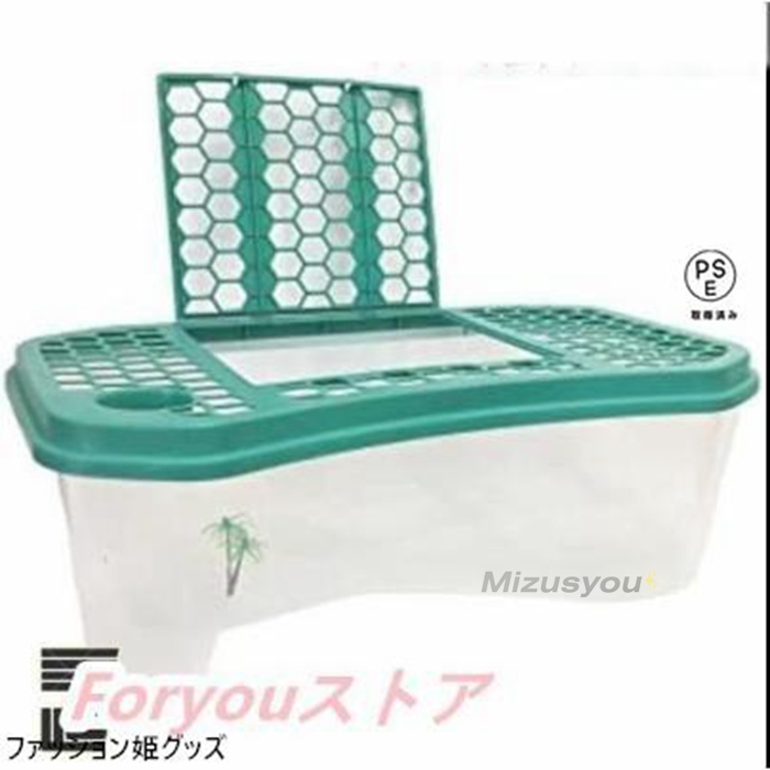 カメ用水槽 大きい カメ 水槽 亀の水槽 60CM 74CM 亀 飼育ケース ボックス タートルタンク 日向ぼっこ台 ミドリガメ クサガメ : SHOP燕 - 通販 - Yahoo!ショッピング