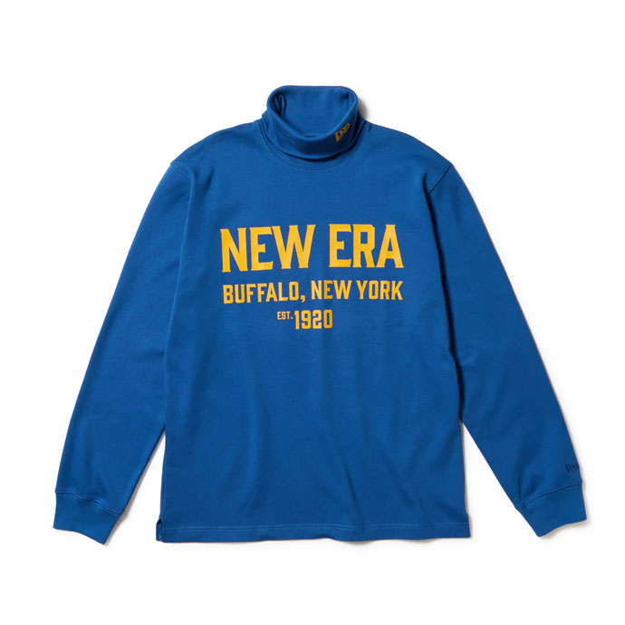 NEW ERA（ニューエラ） ゴルフ メンズ LS TTL NECK WARM TEE BLU 14669852 秋 冬 : つるやゴルフ ...
