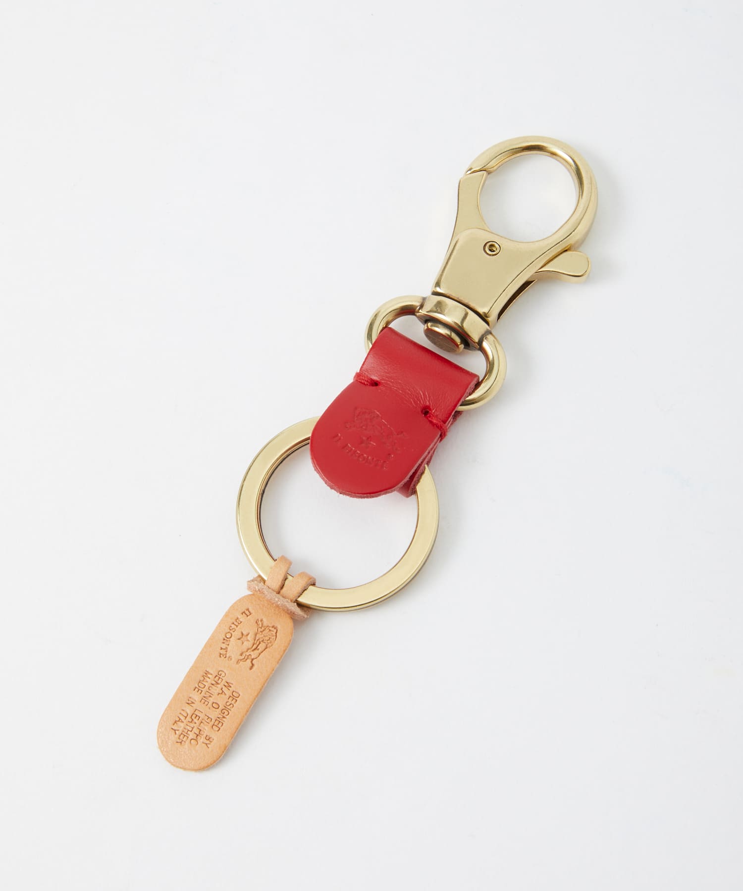 イル ビゾンテ IL BISONTE SKH016 PG0001 キーリング C0551 メンズ レディース ファッション小物 キレカジ 無地 シンプル コンパクト キーホルダー 本革 全10 ...