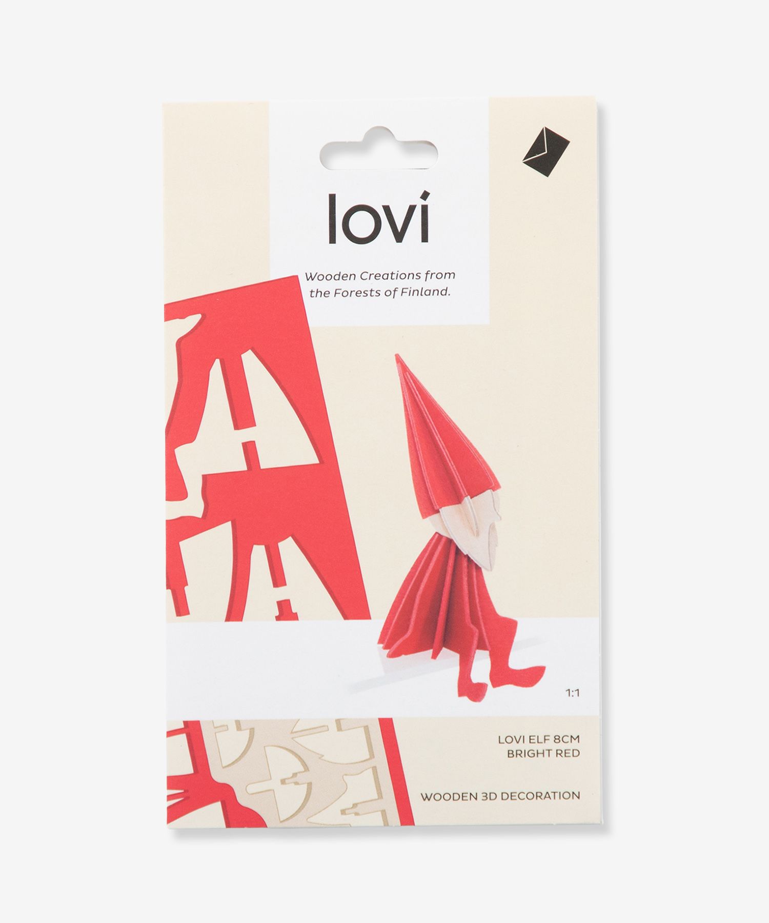 ALAIA（アライア） ロヴィ Lovi WOODEN 3D DECORATIONS デコレーションズ Elf 8cm エルフ 妖精 ...