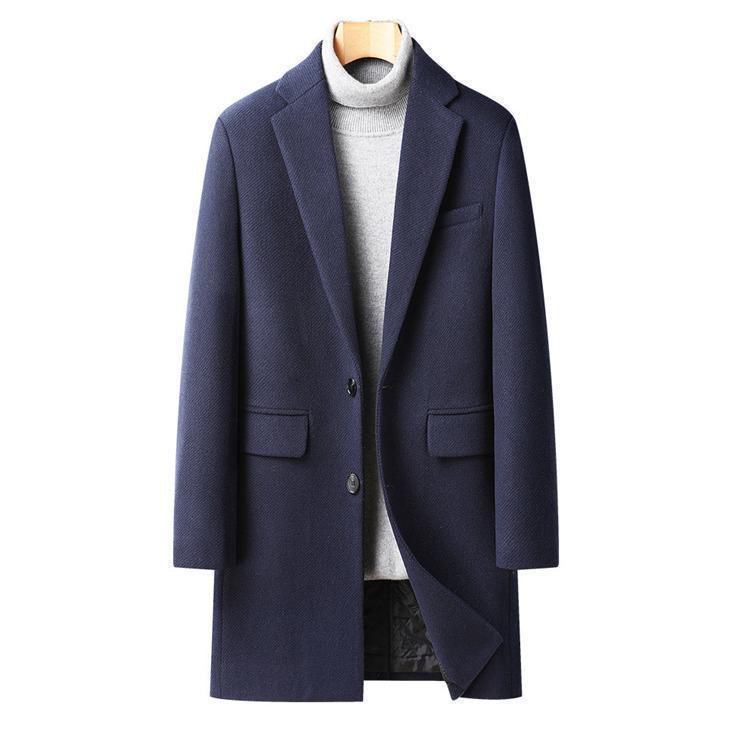 チェスターコート メンズ ロングコート スプリングコート ポケット付き 厚手 ビジネス中綿 秋 冬 上品 通勤 通学 無地 高級感 暖かい 着痩せ チェスターコート メンズ ロングコート スプリングコート ポケット付き