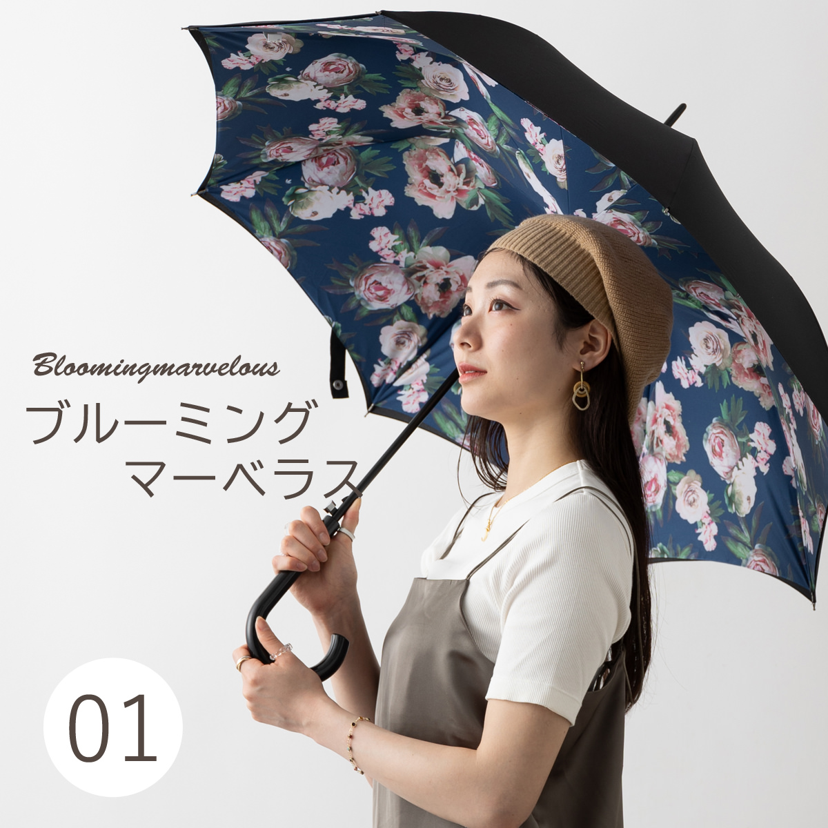 フルトン FULTON 傘 レディース 長傘 スタンダード傘 ブルームズベリー ブラック ジャンプ傘 2重構造 : クローゼスト - 通販 - Yahoo!ショッピング