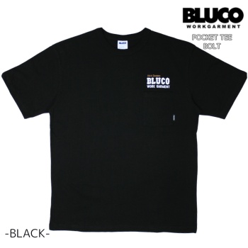 BLUCO（ブルコ） セール 半袖Tシャツ POCKET TEE -BOLT- 153-22-012 Tシャツ 胸ポケット クリックポスト送料 ...