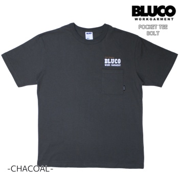 BLUCO（ブルコ） セール 半袖Tシャツ POCKET TEE -BOLT- 153-22-012 Tシャツ 胸ポケット クリックポスト送料 ...