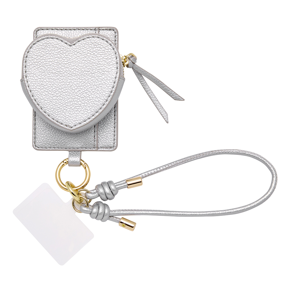 UNiCASE（ユニケース） 【ポイント+5%】MagSafe対応 ウォレット 小銭入れ カードケース ストラップ ハート ポーチ 財布 ...