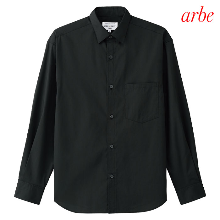 arbe シャツ 長袖 白 黒 男女兼用 チトセ EP8713 : ビズタイム - 通販 - Yahoo!ショッピング