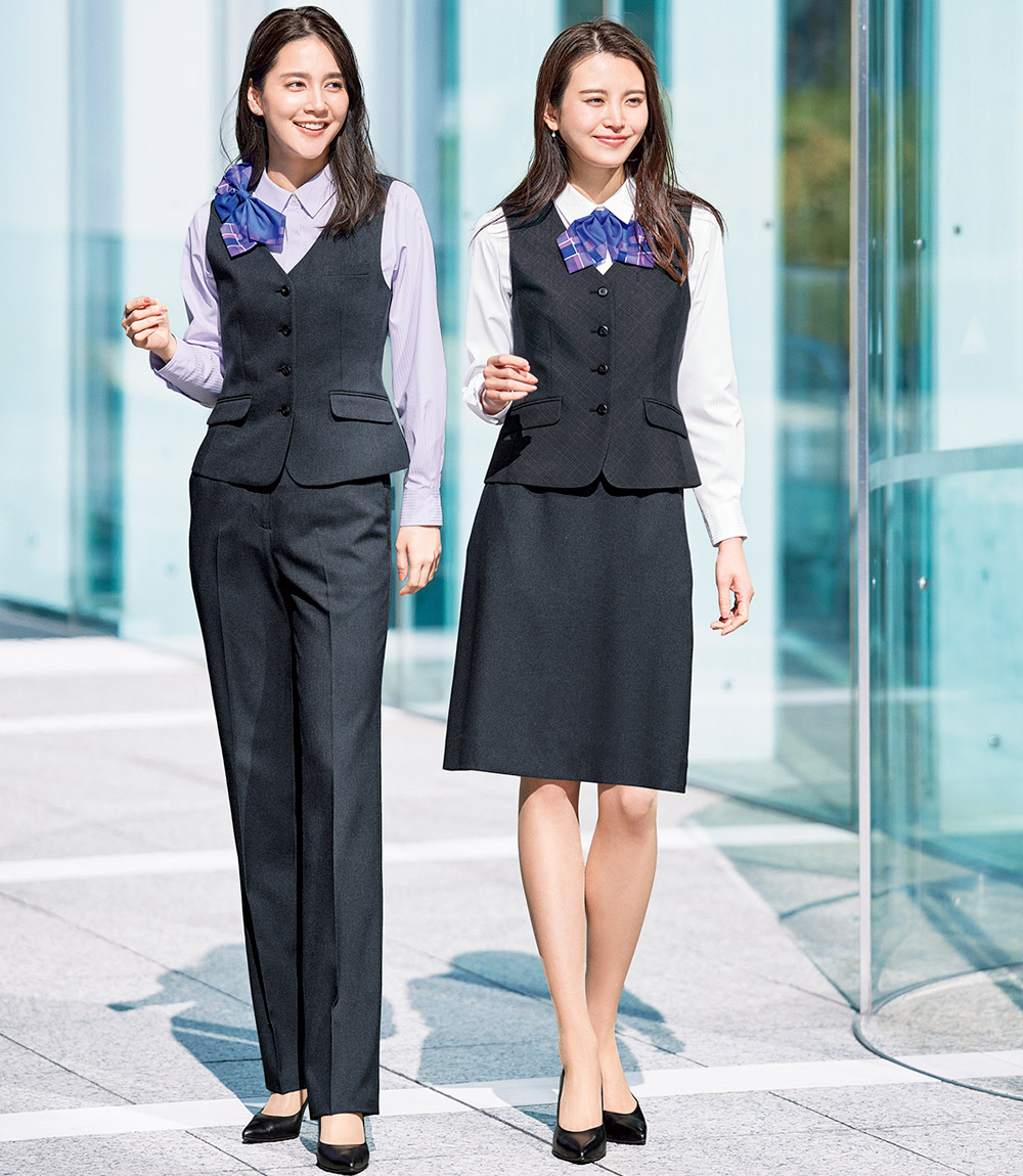 ボンマックス（BONMAX） ボンオフィス事務服 ベスト AV1294 グレン