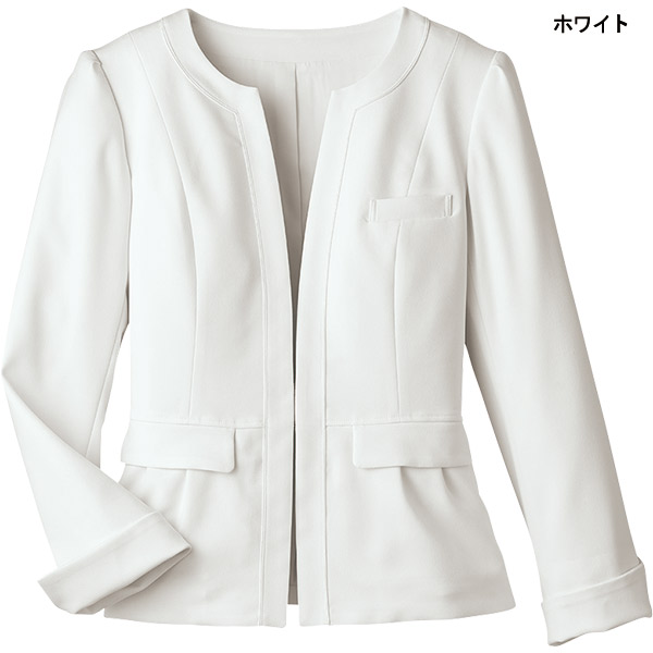 HANECTONE カウンタービズ受付制服 ジャケット 9197 バックサテンアムンゼン コスメ 営業職 : ワーキングユニフォームストア - 通販 - Yahoo!ショッピング
