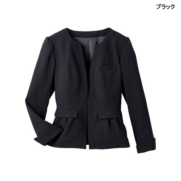 HANECTONE カウンタービズ受付制服 ジャケット 9197 バックサテンアムンゼン コスメ 営業職 : ワーキングユニフォームストア - 通販 - Yahoo!ショッピング