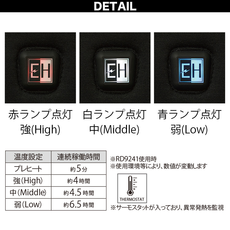 2024年新商品 サンエス SUNS EH32480 カーボンヒートプルオーバー