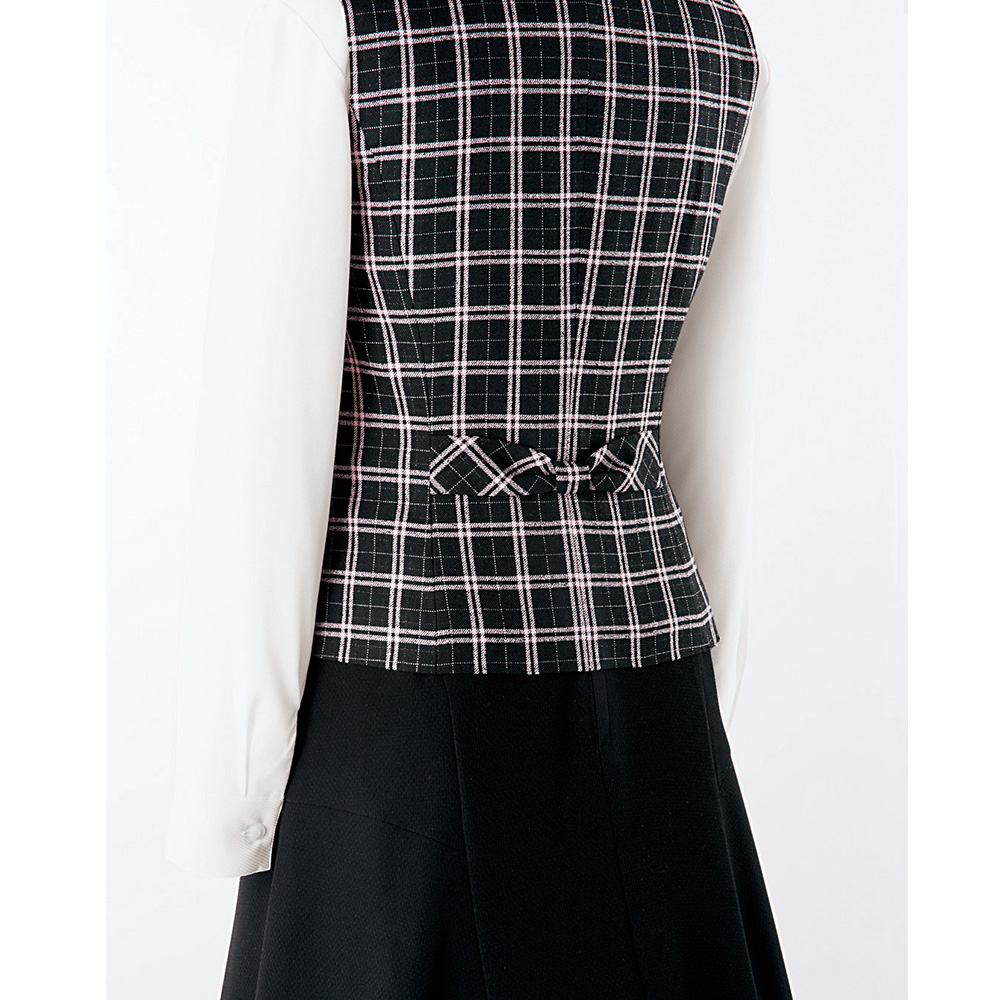 ジョア en joie アンジョア ベスト 21号〜25号 レディース ユニフォーム オフィス 制服 事務服 受付 コンパニオン かわいい ...