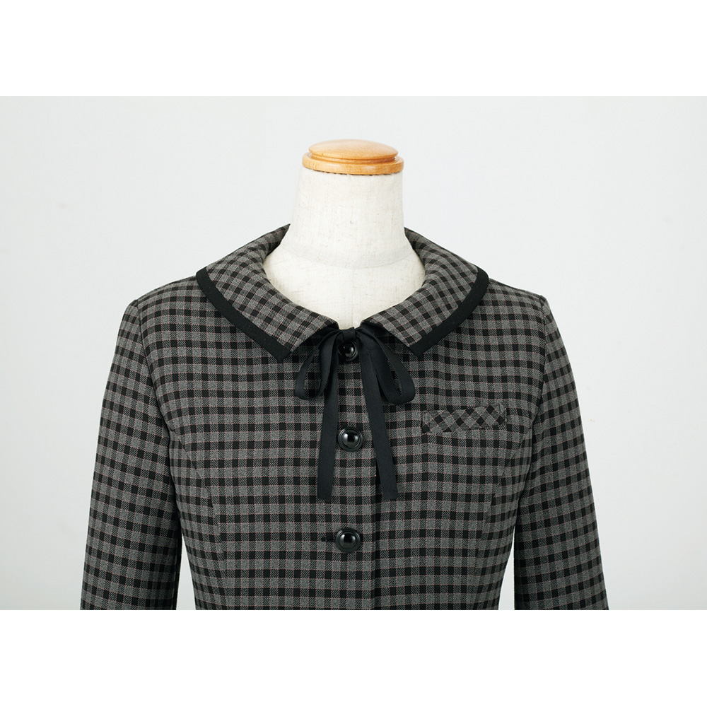 ジョア en joie アンジョア 長袖オーバーブラウス 5号〜15号 レディース オフィス 制服 事務服 受付 コンパニオン かわいい ...