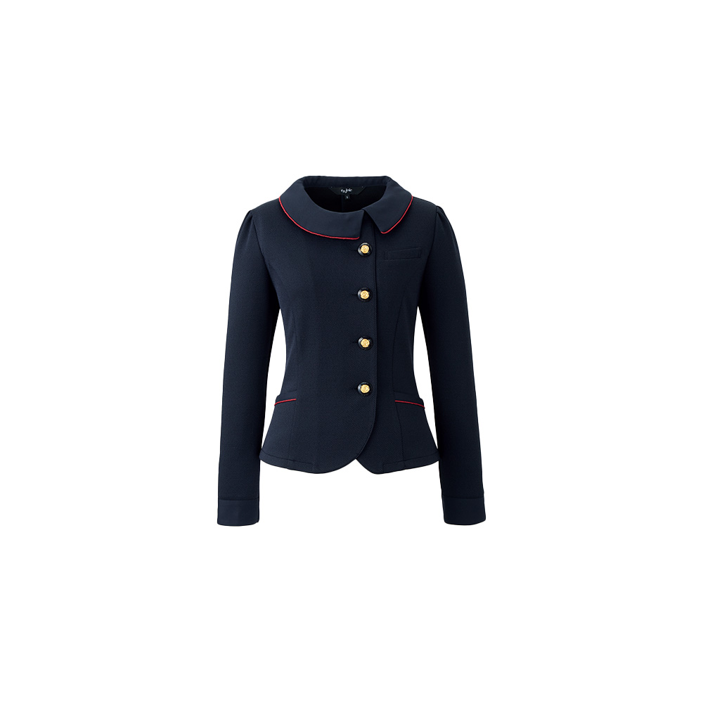 en joie アンジョア ソフトジャケット 21号〜25号 レディース ユニフォーム オフィス 制服 事務服 受付 コンパニオン かわいい ...