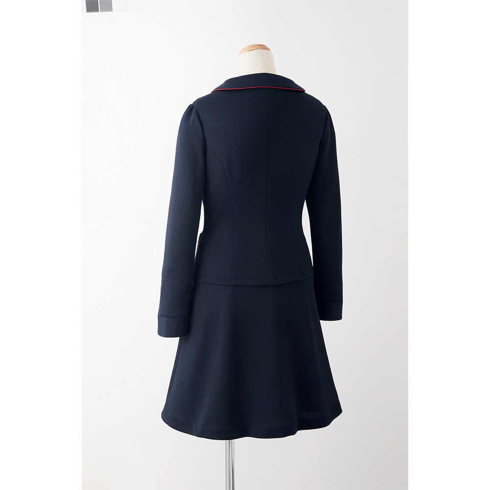en joie アンジョア ソフトジャケット 21号〜25号 レディース ユニフォーム オフィス 制服 事務服 受付 コンパニオン かわいい ...