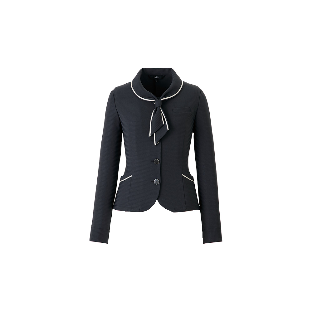 ジョア en joie アンジョア 長袖オーバーブラウス 17号 19号 レディース オフィス 制服 事務服 受付 コンパニオン かわいい ...