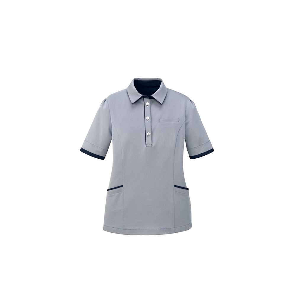 FOLK nuovo フォーク ヌーヴォ 5号〜19号 ポロシャツ ニット レディース ライトグレー ネイビー 消臭 事務服 ビジネスカジュアル fb71412 宅配のみ : nvo ...