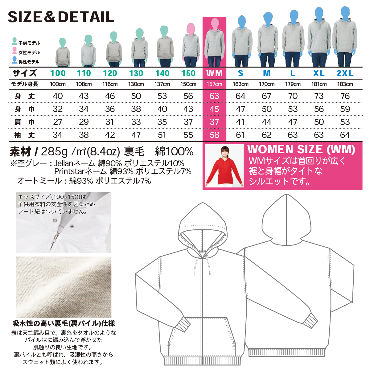 Printstar プリントスター 8.4オンス ジップアップライトパーカー キッズ 子供 110〜150 TOMS トムス 00217-MLZ 宅配のみ : UNIFORM BANK ...