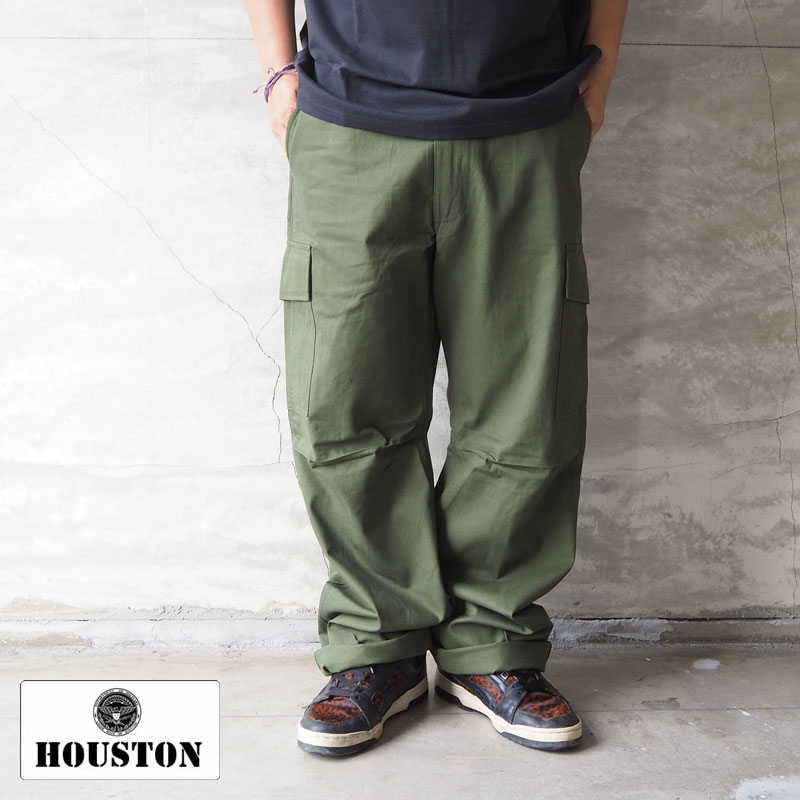 HOUSTON ヒューストン パンツ メンズ TWILL BDU PANTS 10055-HOU カーゴパンツ ミリタリー ミリタリーパンツ カーゴ ツイル 軍モノ : United ...