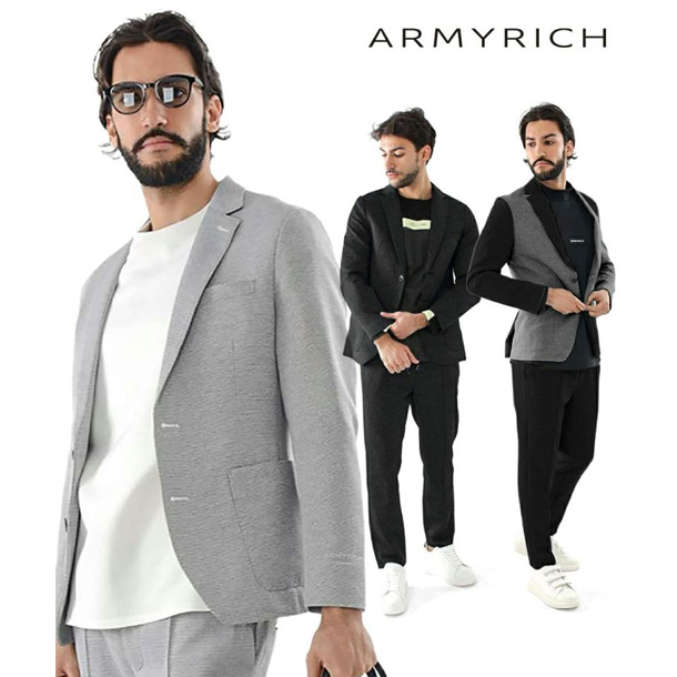 ARMYRICH アーミーリッチ ストレッチメッシュスーツ 上下セット セットアップ カジュアル きれいめ パーティー ビジネス : UPPER GATE - 通販 - Yahoo!ショッピング