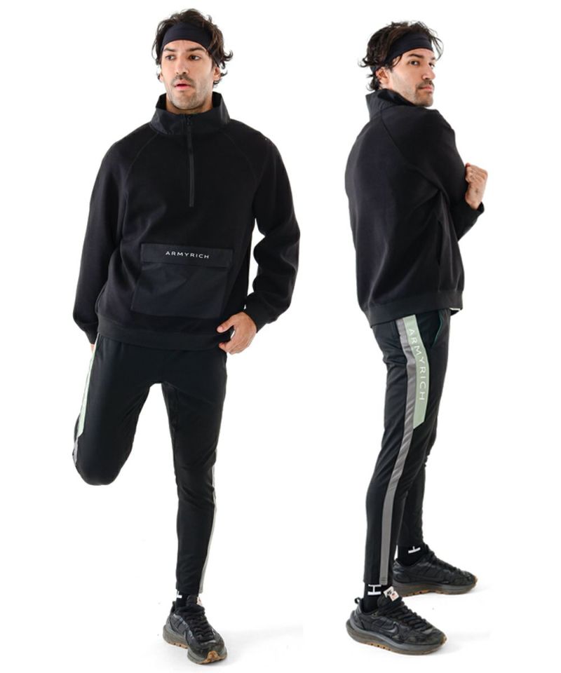 ARMYRICH アーミーリッチ ボンディングハーフジップセットアップ