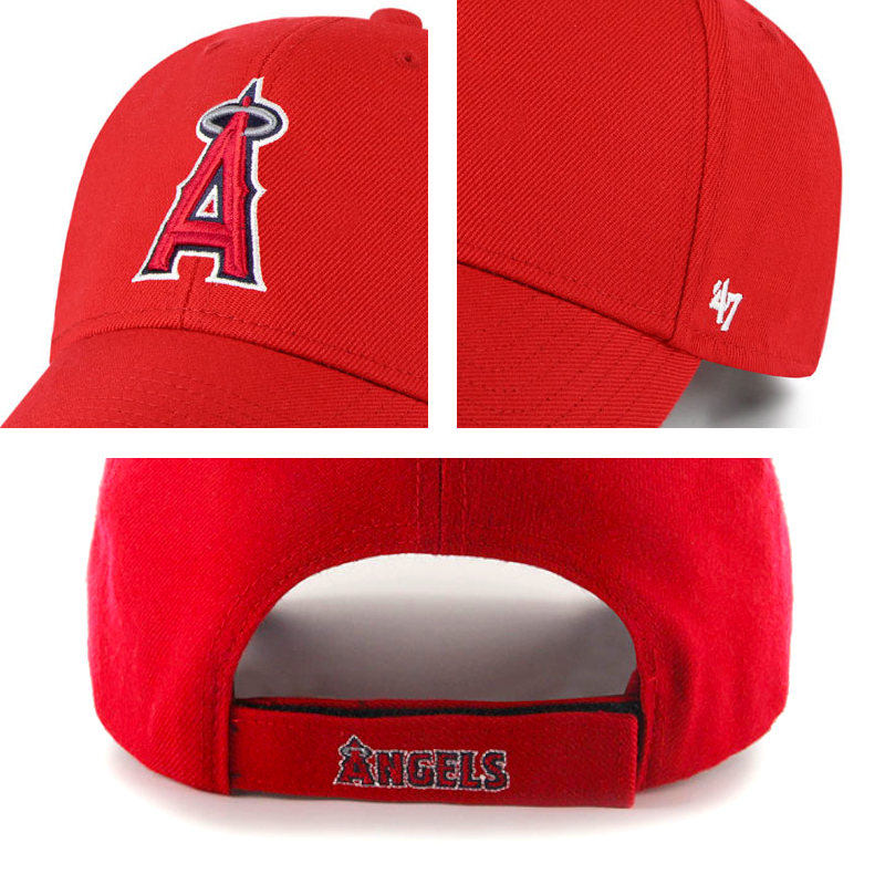 47Brand ’47 フォーティセブン Angels ‘47 MVP Red エンゼルス MLB 帽子 キャップ カジュアル スポーツ 野球 ...