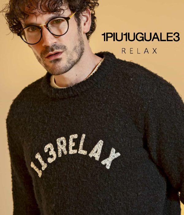 1PIU1UGUALE3 RELAX ウノピゥウノウグァーレトレ リラックス フロント