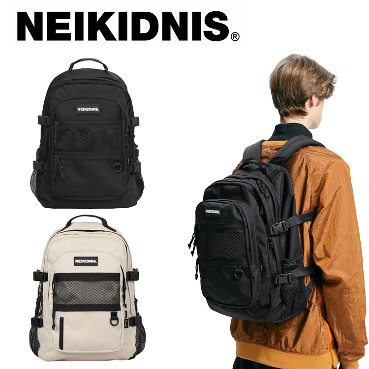 ネイキドニス リュック NEIKIDNIS 正規販売店 メンズ レディース ABSOLUTE BACKPACK アブソルートバックパック BLACK ブラック LIGHT BEIGE ライトベージュ NB15ABG070 バッグ ネイキドニス リュック NEIKIDNIS 正規販売店 メンズ レディース