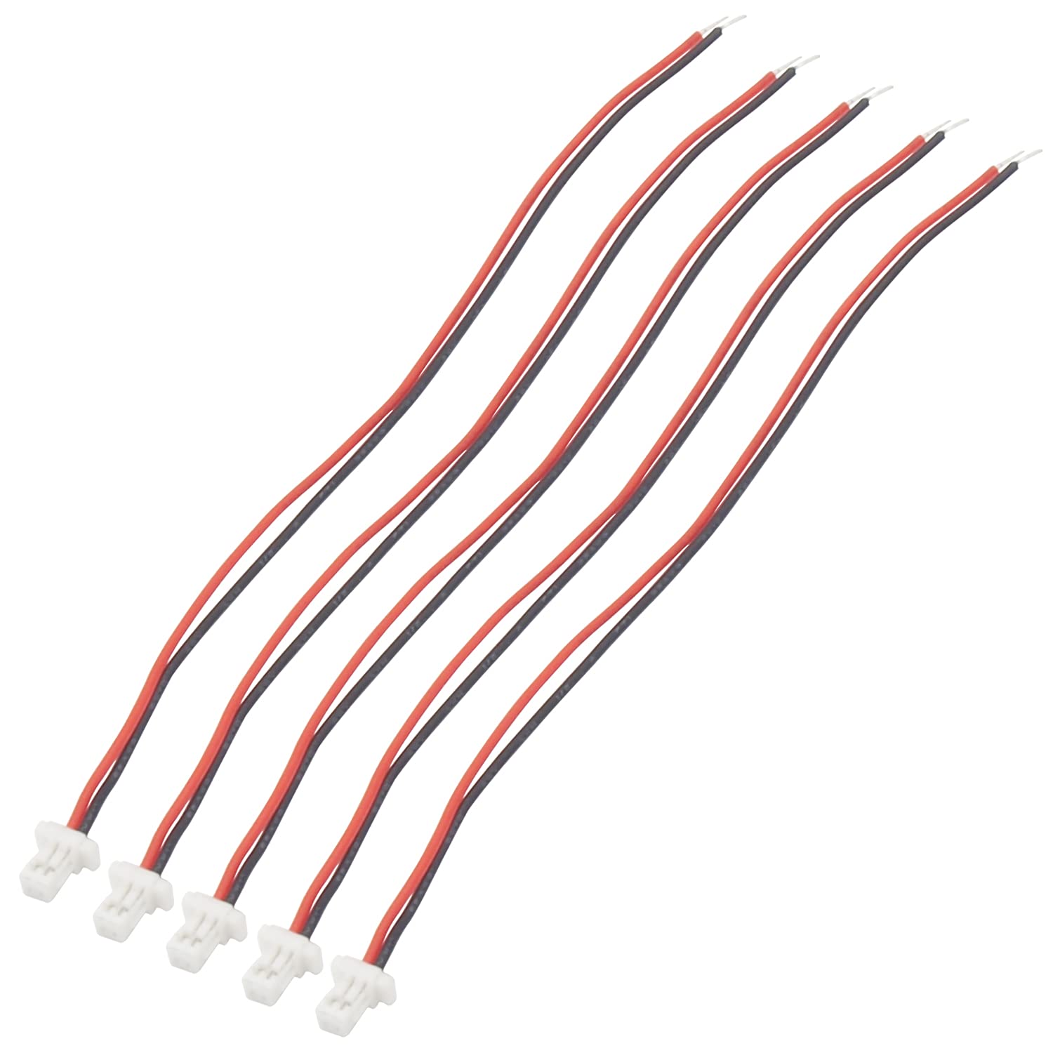 JST SHコネクタ SH2ピン SH4ピンSH6ピン SH8ピン AWG24 1.0mmピッチ SH F ケーブルワイヤー 約10cm 5点 ...