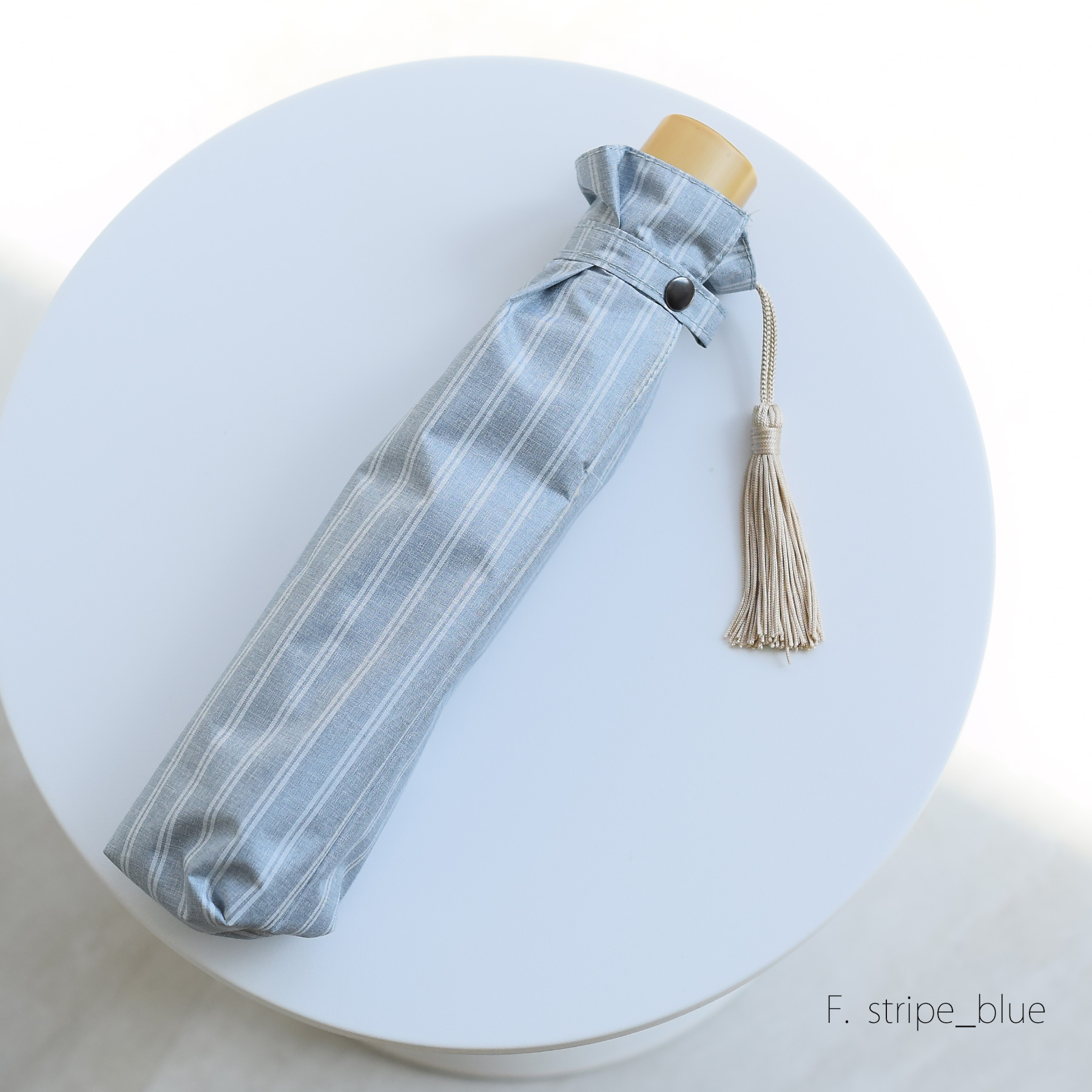 utatane 日傘 完全遮光 折りたたみ 内ストラップ付 3段50cm 小さめ バンブー 竹 男女兼用 一級遮光 晴雨兼用 軽量 シャンブレー 裏地黒 母の日 キットB : 浴衣通販 ...