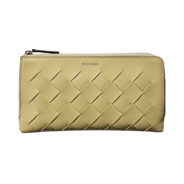 PELLE BORSA（ペレボルサ） PELLE BORSA Chrono Weave クロノウィーブ L字ファスナー長財布 5843 ...
