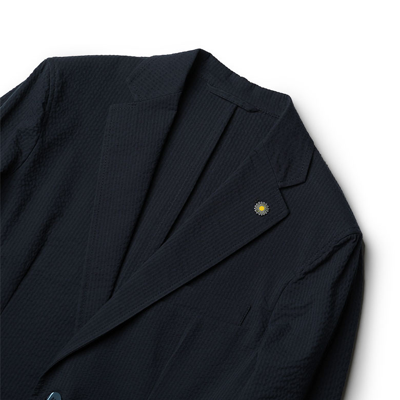 ジャンネット ジャケット シアサッカー セットアップ対応 シャツジャケット ソリッド Giannetto CORALLO JACKET イタリア製 メンズ レビュー 2024SS 春夏 ...