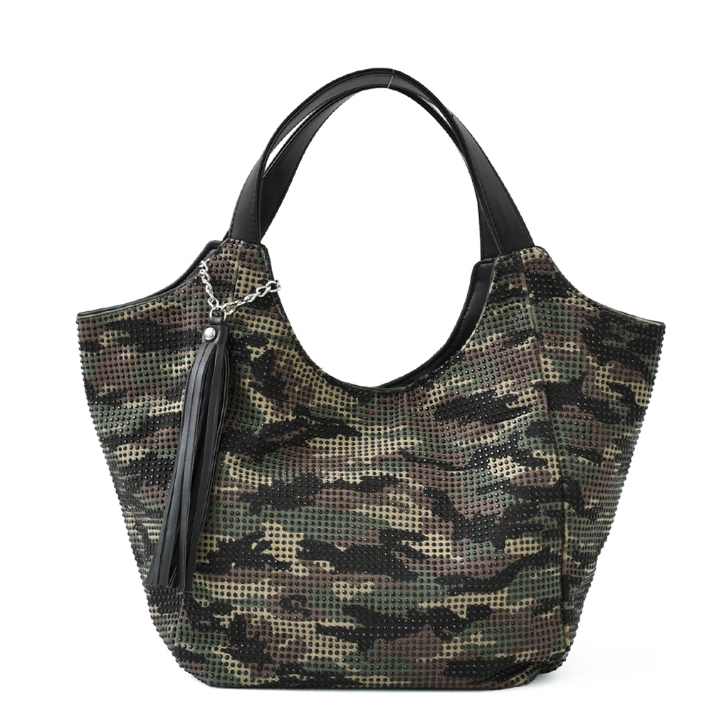 バルーントートバッグ レディース ラインストーン 通勤 弁当 収納 高見え お仕事バッグ キラキラ デニム 大容量 おしゃれ vubb-sp ...