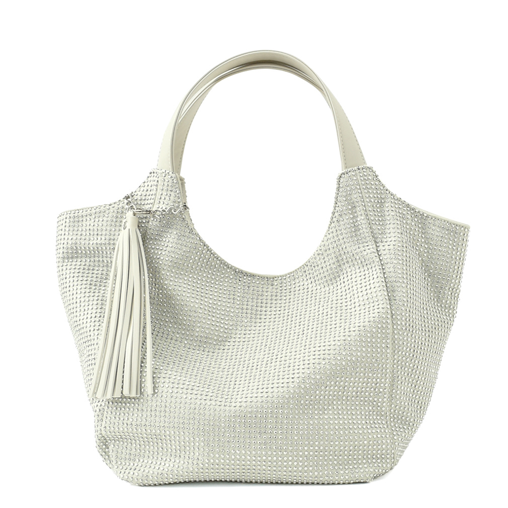 バルーントートバッグ レディース ラインストーン 通勤 弁当 収納 高見え お仕事バッグ キラキラ デニム 大容量 おしゃれ vubb-sp ...