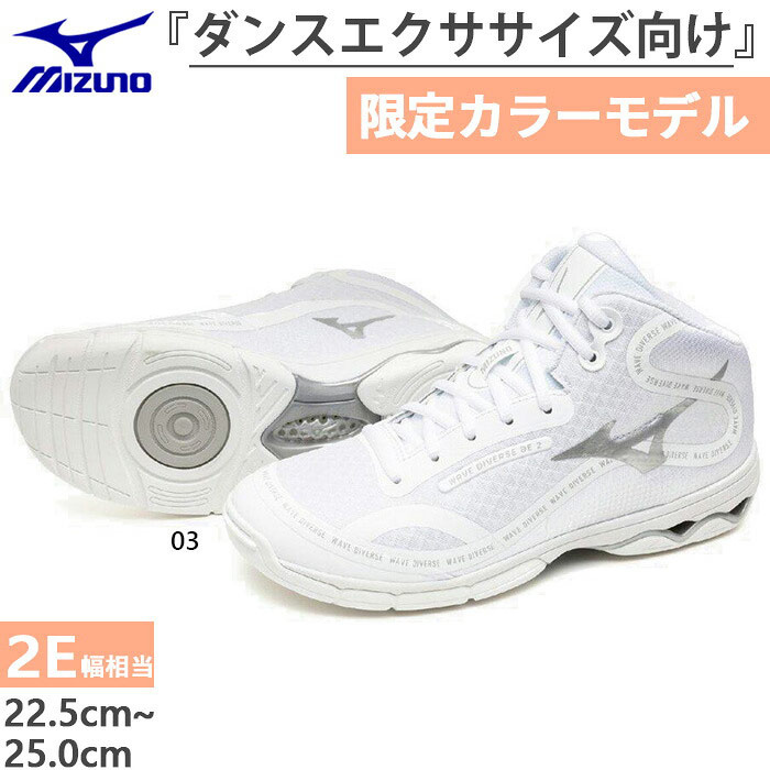 [ミズノ] フィットネスシューズ ウエーブダイバース DE 室内 スタジオ ジム エクササイズ レッド 27.5 cm 2E MIZUNO（ミズノ） 2E幅 レディース ウエーブダイバース DE 2
