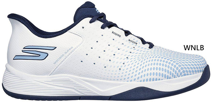 スケッチャーズ SKECHERS VIPER COURT RELOAD WNLB 26cm 246101C ホワイト×ネイビー [ピックルボールシューズ(メンズ)] SKECHERS（スケッチャーズ） メンズ スリップインズ ヴァイパーコート