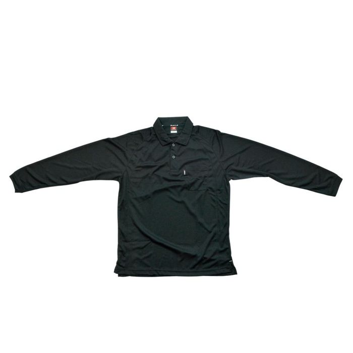 BURTLE（バートル） 103 長袖ポロシャツ Mサイズ ブラック ビバホーム : ビバホーム オンライン ヤフー店 - 通販 - Yahoo!ショッピング