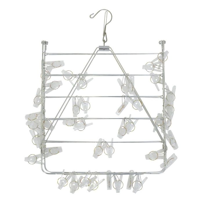 WIZ'A ウィザ 丈夫なポリカピンチ付ステンレスハンガー42ピンチ 42P ステンレス ビバホーム : ビバホーム オンライン ヤフー店 - 通販 - Yahoo!ショッピング